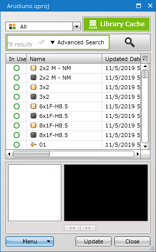 Quadcept - Library Cache